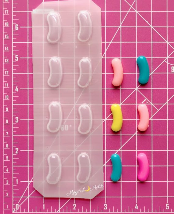 Jelly Candy Flexible Plastic Resin Mold 8 pc | Etsy