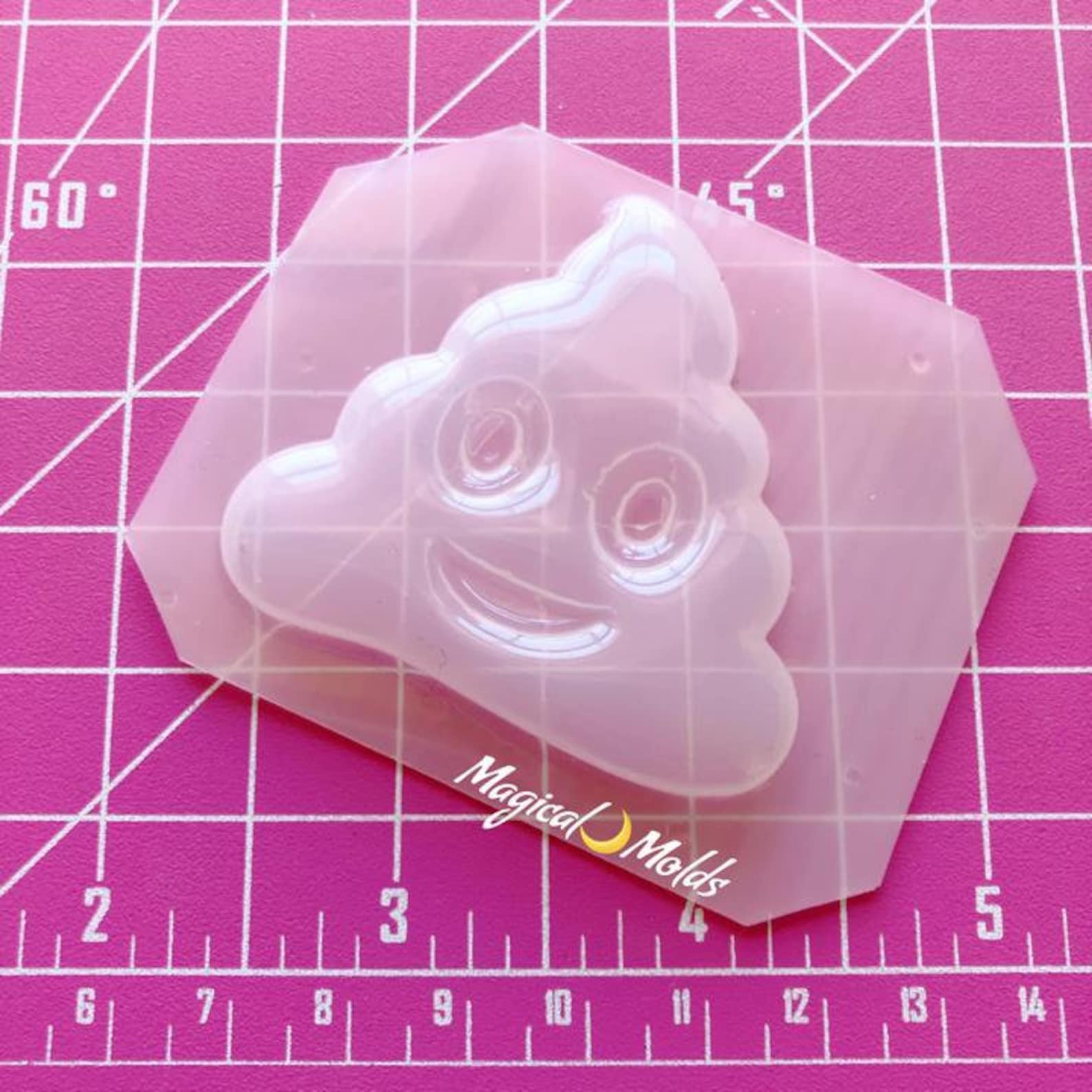 Poop Emoji Flexible Plastic Resin Chocolate Mold 1 Pc - Etsy