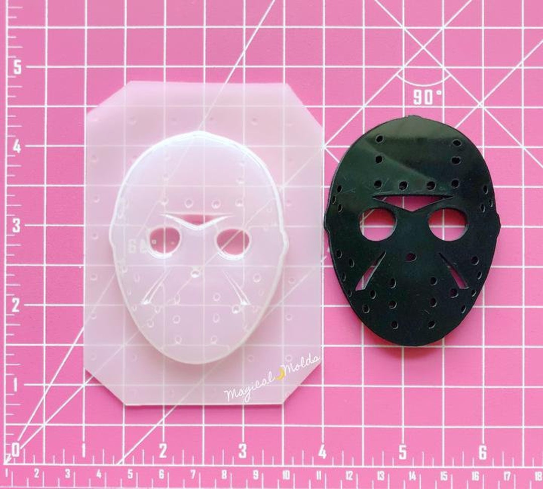 Creepy Horror Mask Flexible Plastic Resin Chocolate Mold ~ 1 Pc - Etsy