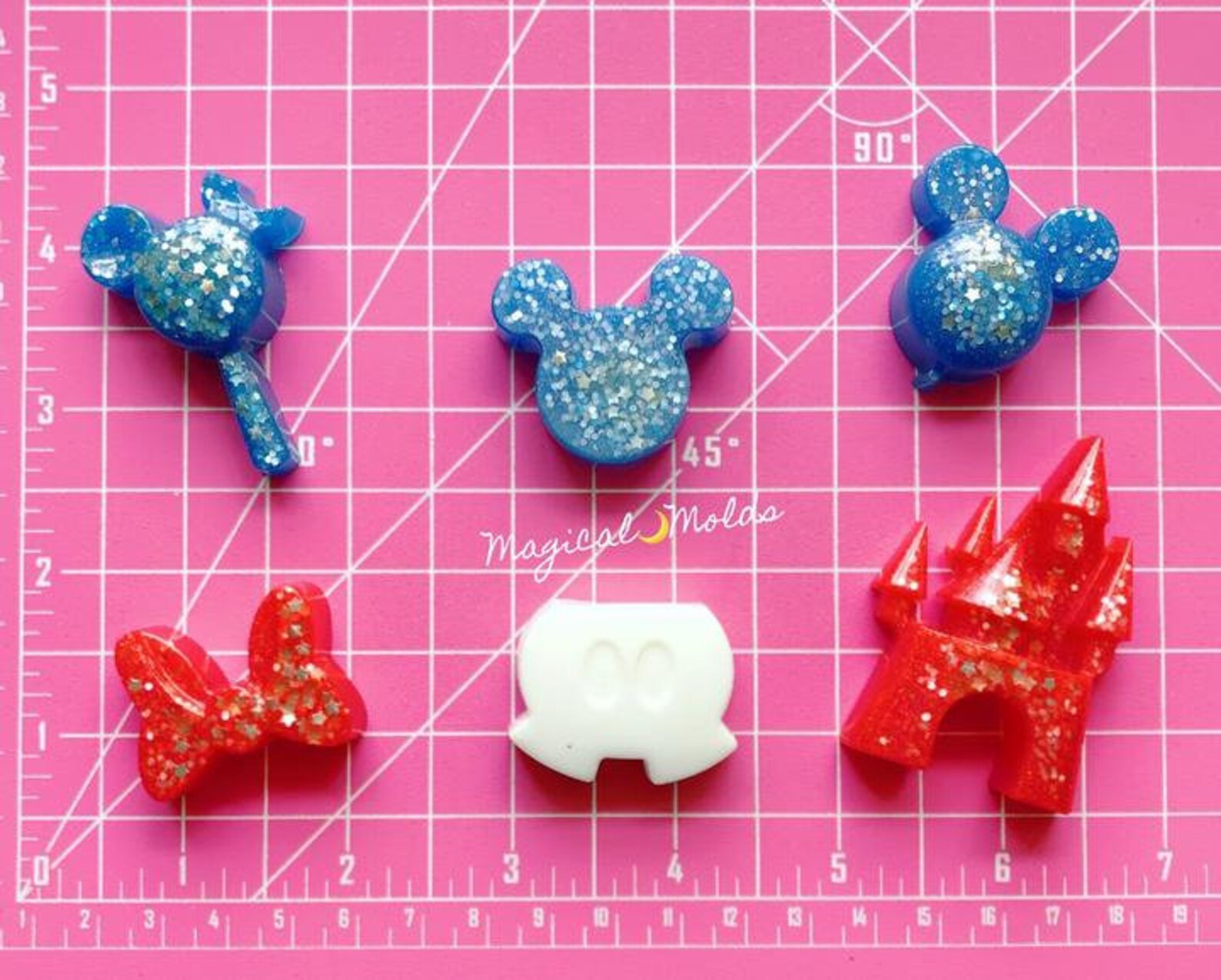 Magical Mouse Flexible Plastic Resin Mold Pallet ~ 6 PC! - Etsy