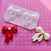 Cute Long Bows Flexible Plastic Resin Chocolate Mold Set ~ 2 Pc - Etsy