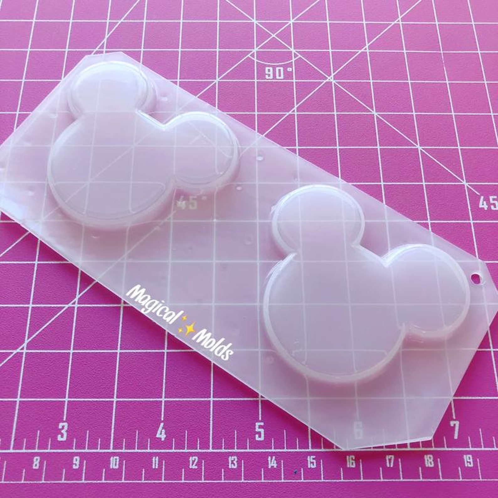 Mouse Flat Heads Flexible Plastic Resin Chocolate Mold Set ~ 2 Pc - Etsy