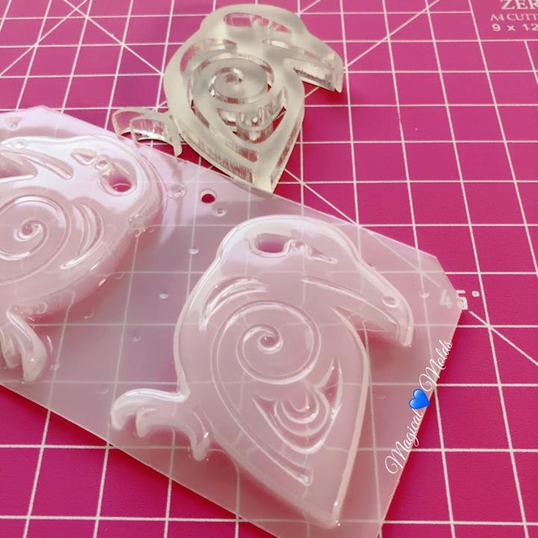 Raven Crow Flexible Plastic Resin Chocolate Mold Set ~ 2 Pc - Etsy