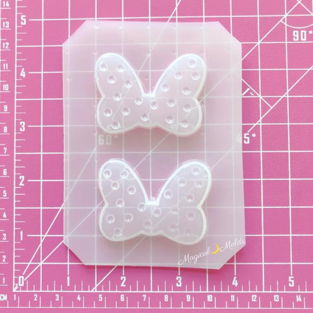 Polka Minnie Bows Flexible Plastic Resin Chocolate Mold ~ 2 Pc - Etsy