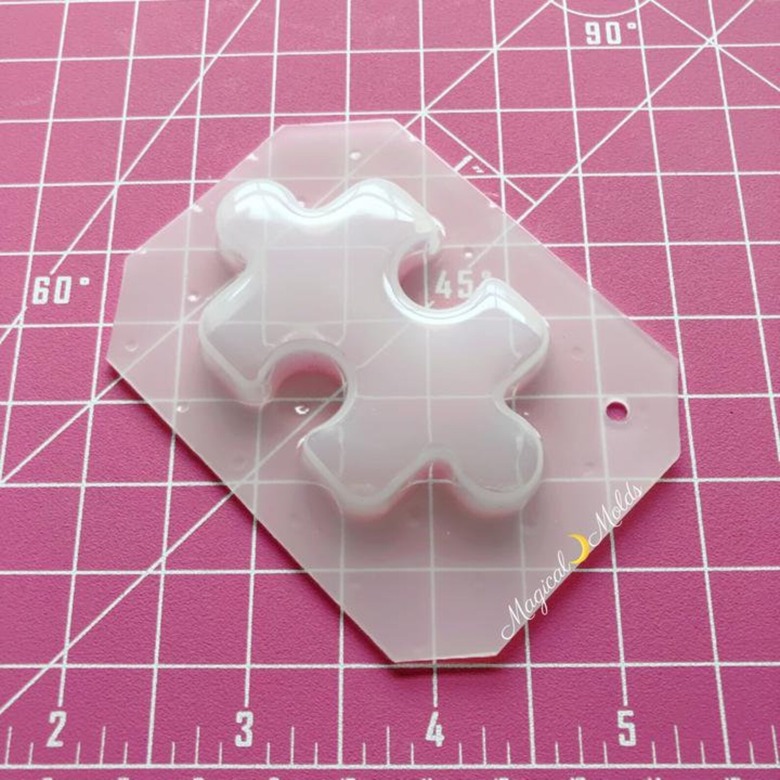 Puzzle Piece Flexible Plastic Resin Chocolate Mold ~ 1 Pc - Etsy
