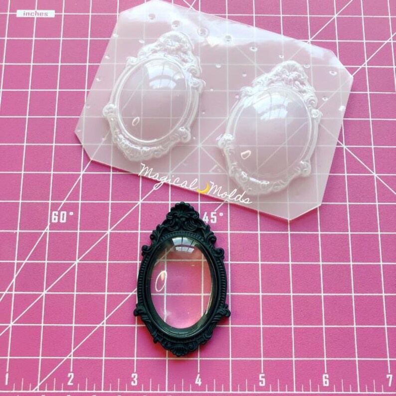 Dome Cute Cameos Flexible Plastic Resin Chocolate Mold ~ 2 Pc - Etsy