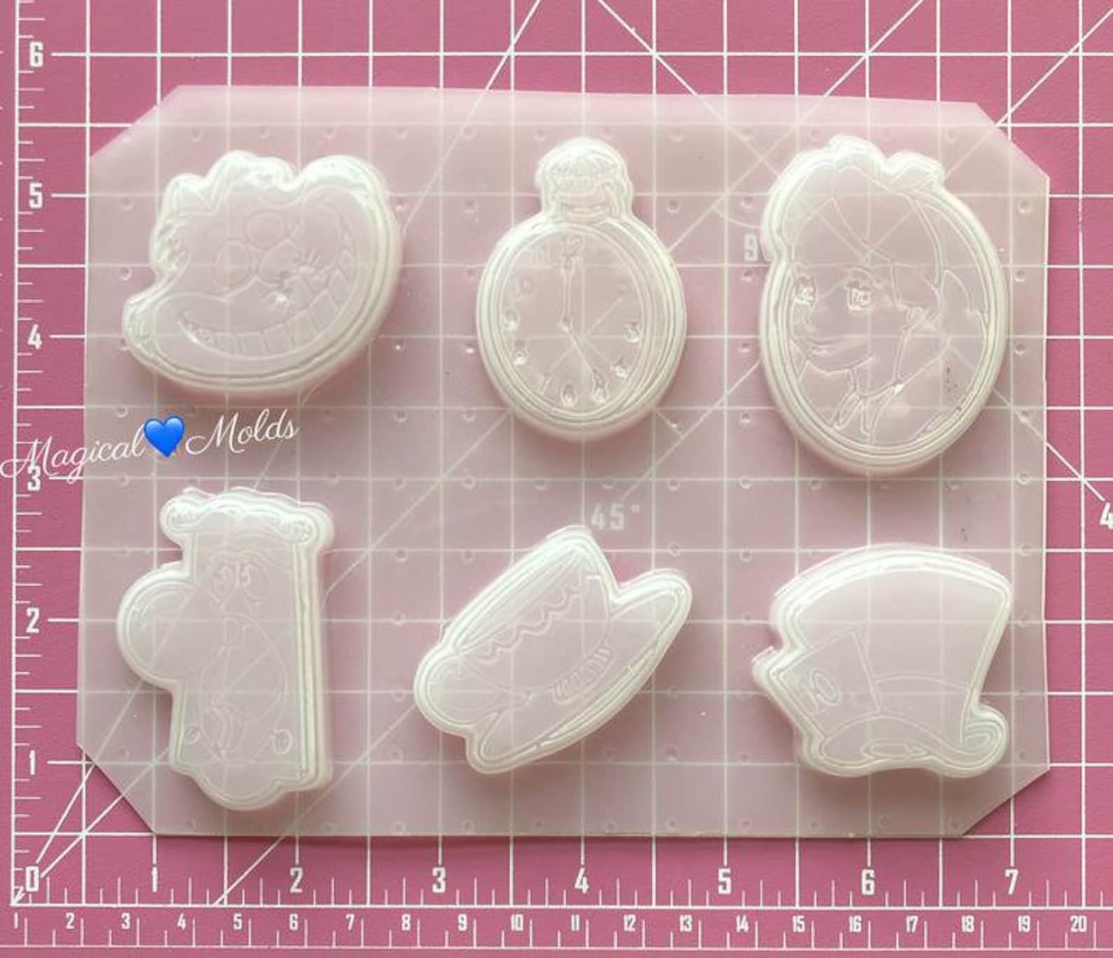 Alice Fantasy Flexible Plastic Resin Mold Soap Pallet~ 6 Pc - Etsy