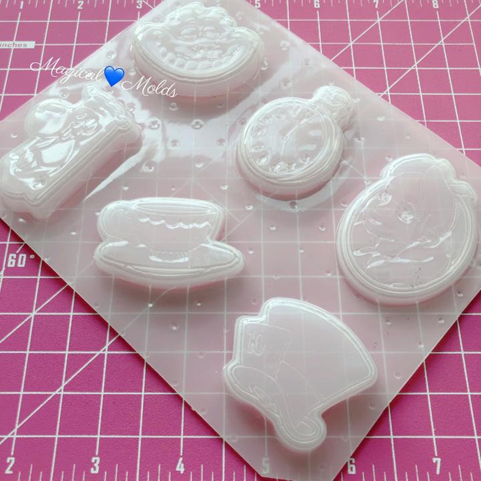 Alice Fantasy Flexible Plastic Resin Mold Soap Pallet~ 6 Pc - Etsy
