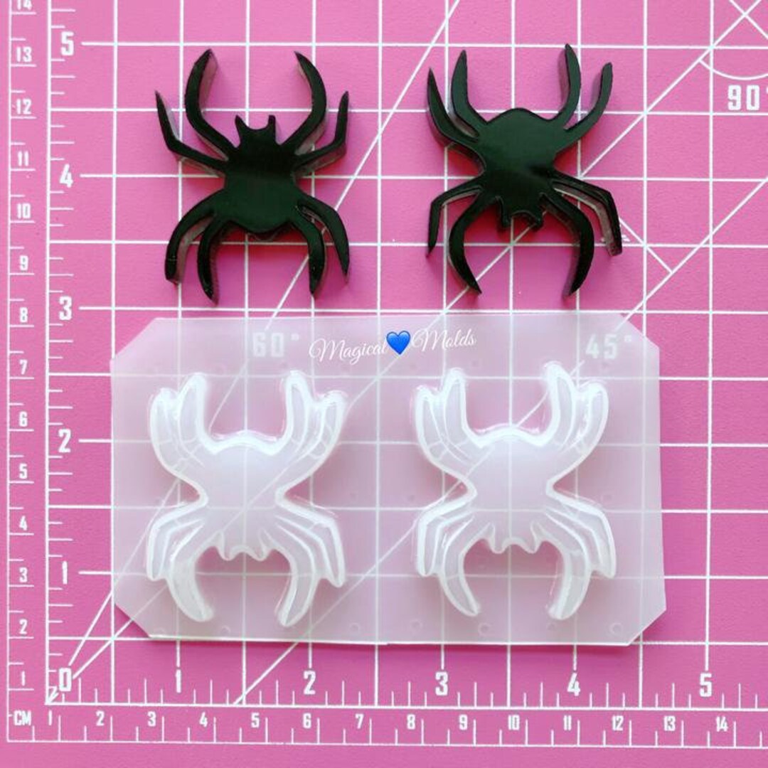 Spiders Flexible Plastic Resin Mold Set ~ 2 Pc - Etsy