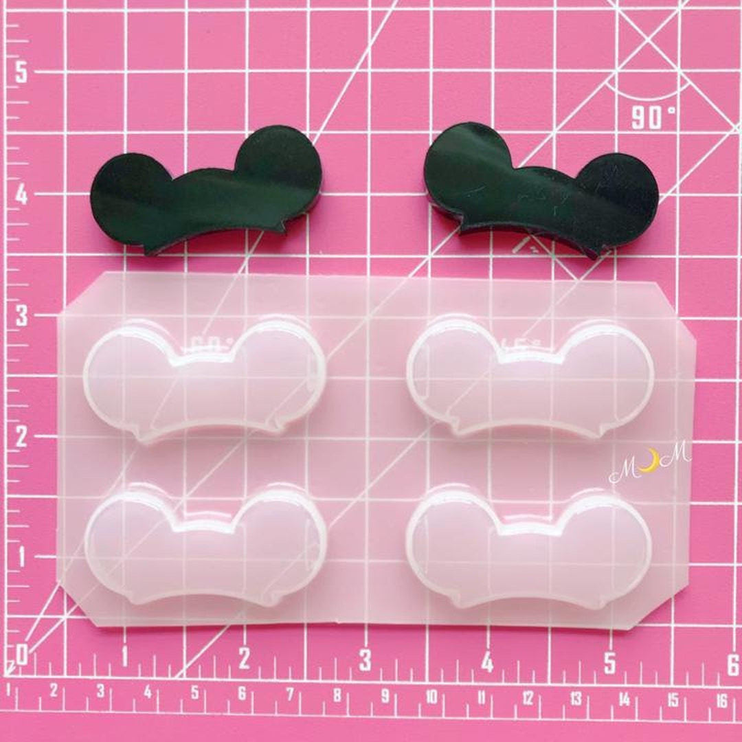 Mouse Ears Flexible Plastic Resin Mold~ 4 Pc - Etsy