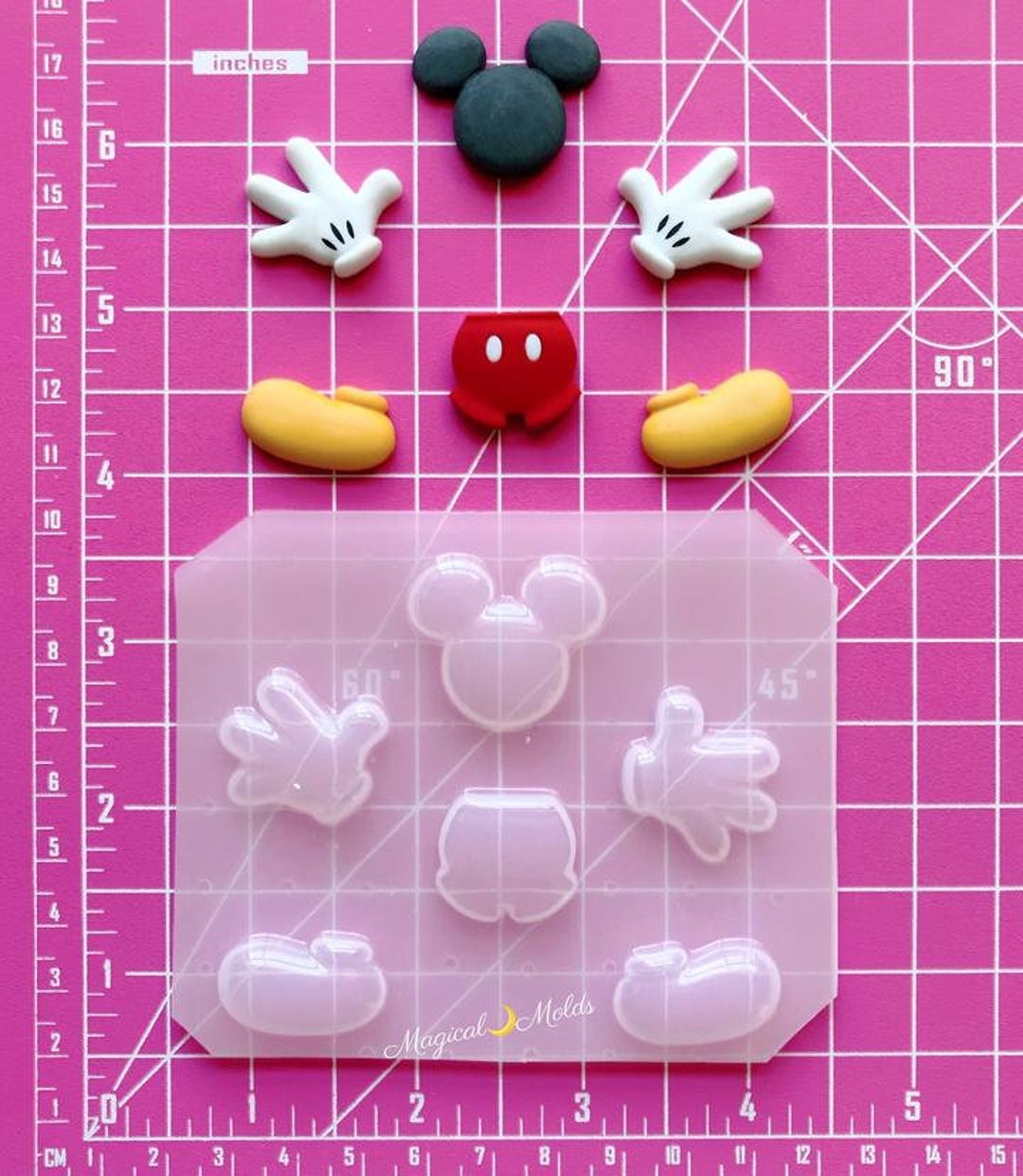 Small Mouse Body Parts Flexible Plastic Resin Mold Set ~ 6 Pc - Etsy