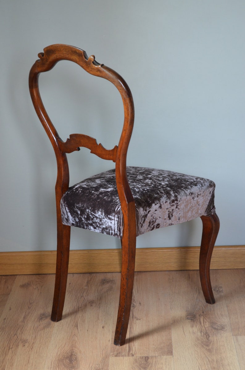 Antique Chair Rococo Mahogany 1890s | Chaise De Style Rococo | Balloon ...