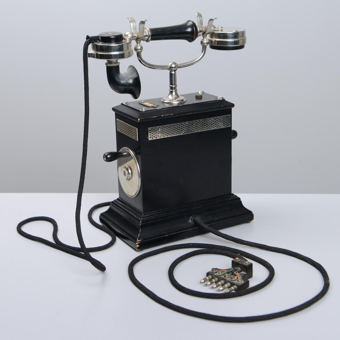 Antique 1890s Original Telephone Telegraph Scandinavian Collectible ...