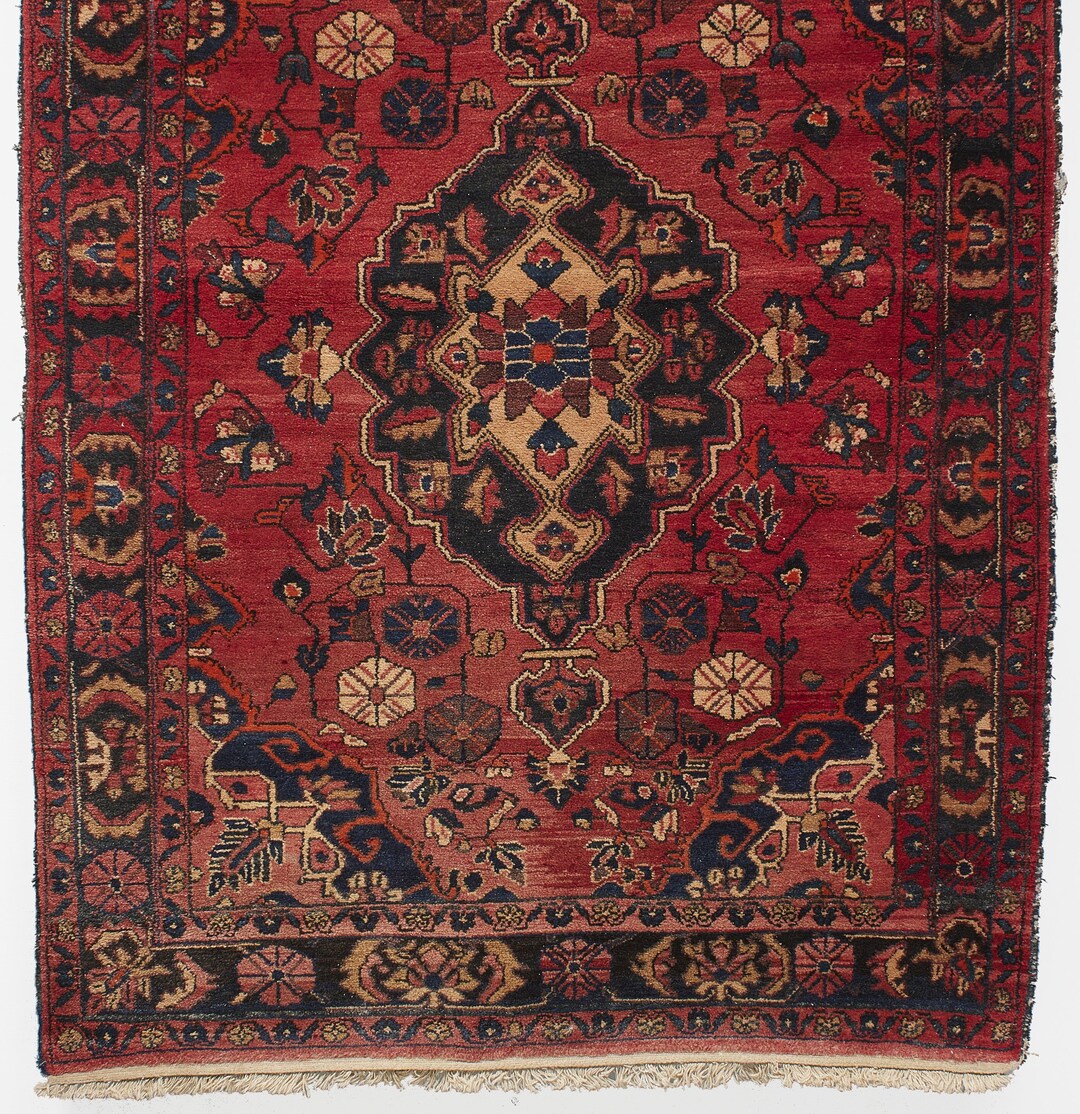 100% Wool Handmade Antique Oriental Rug 1960s | Carpet (153cm X 208cm ...