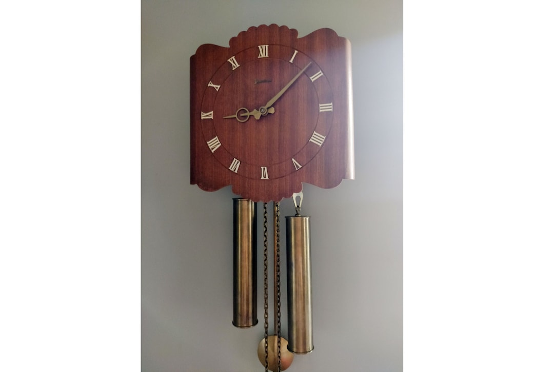 Vintage Westerstrand Wall Clock With Pendulum and Weights | 27 X 27 Cm ...