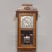 Large Heavy Oak Wood Wall Clock With Pendulum | Ornate Grandpa Wooden ...