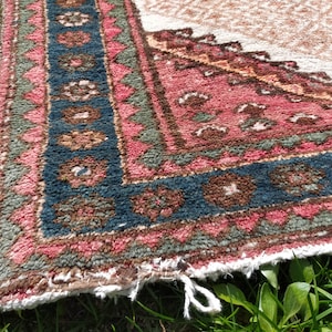 Kurdish Serab Koliai Persian Handmade Wool Rug | Sarab Runner Rug With ...
