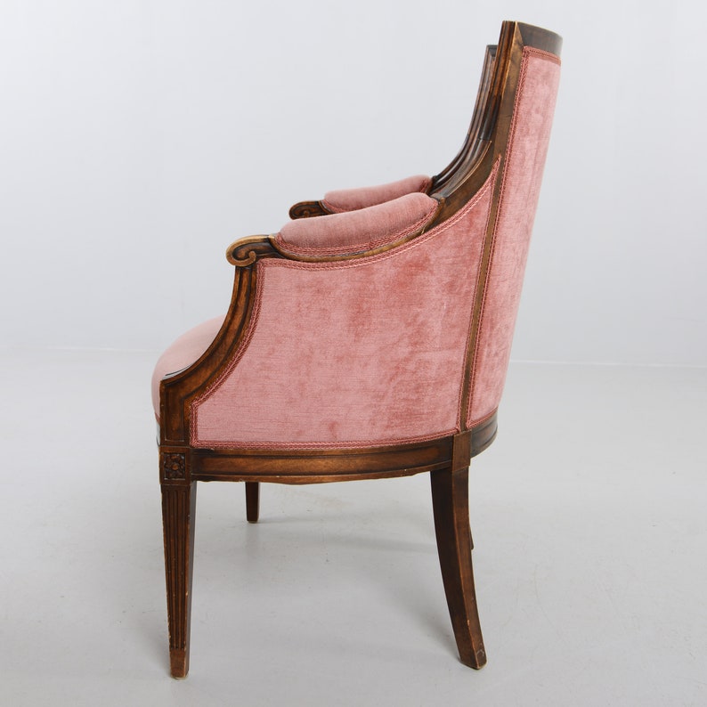 Antique/vintage French Empire Revival Bergere Lounge Armchair Rococo ...