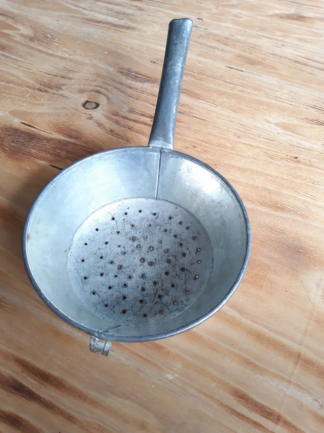 Vintage Metal Colander Vintage Sieve Rustic Kitchen Decor - Etsy