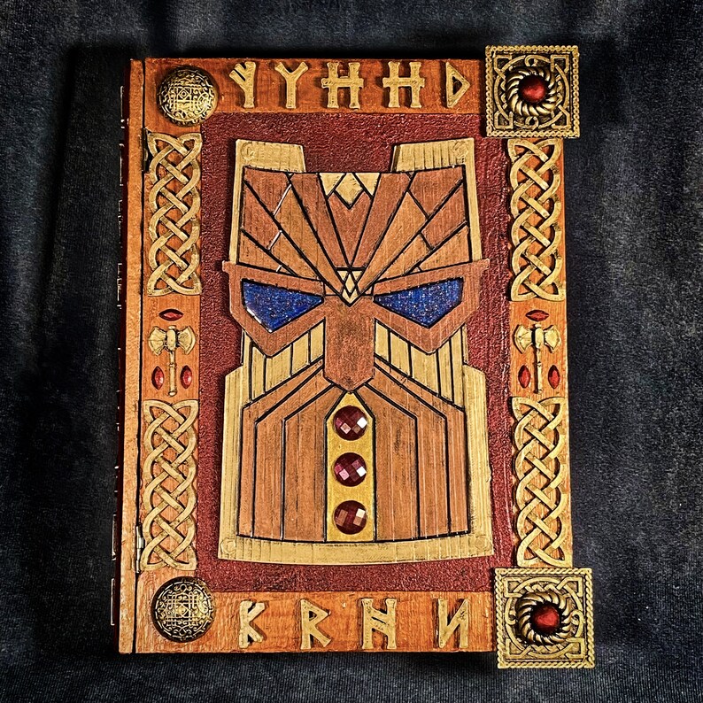 Book of Grudges Warhammer Dammaz Kron Wooden Book Box Fantasy Dwarf ...