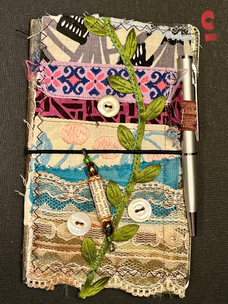 4 Mini Snippet Journal With Handmade Embellishments to Choose - Etsy