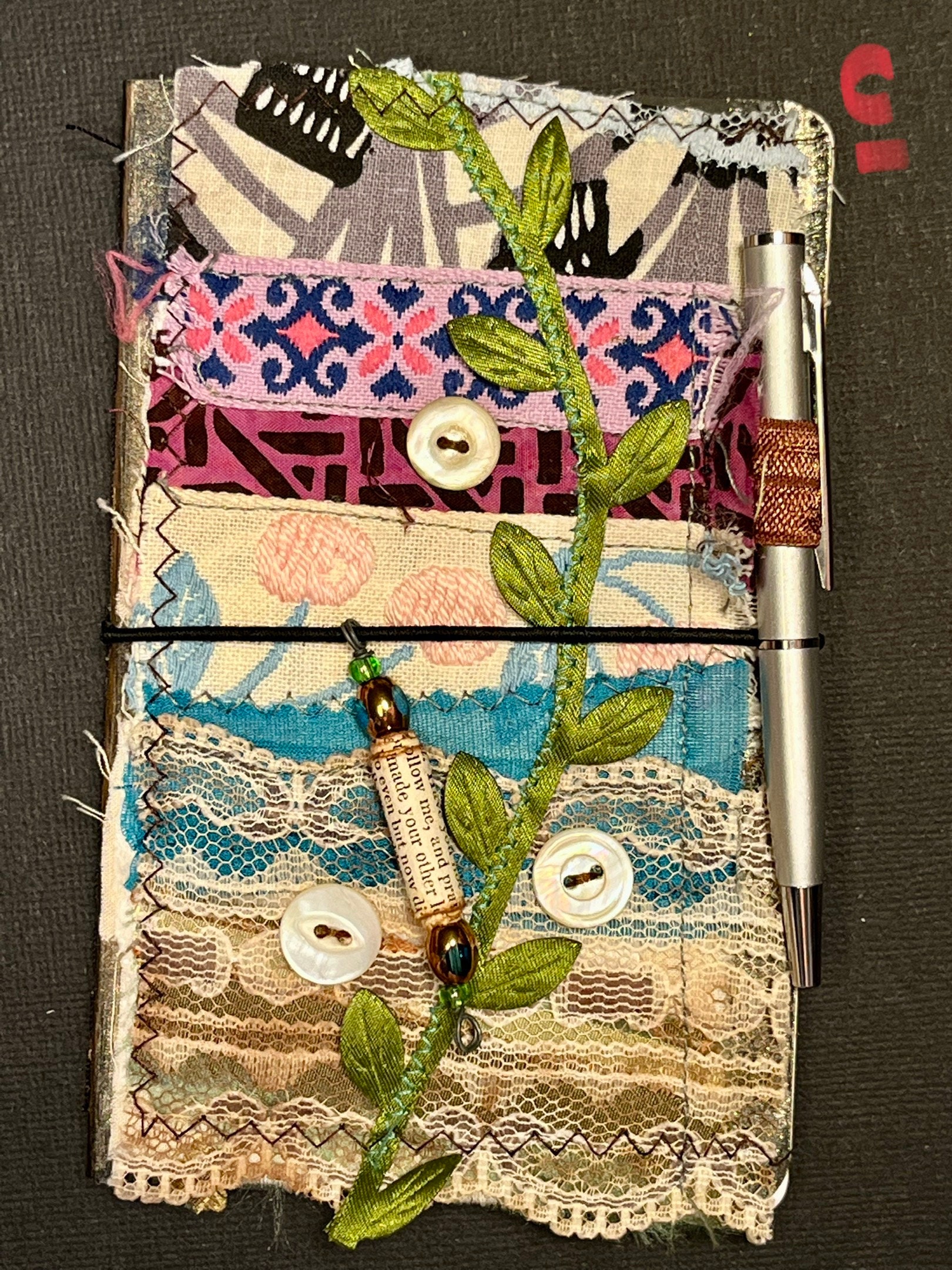 4 Mini Snippet Journal With Handmade Embellishments to Choose - Etsy