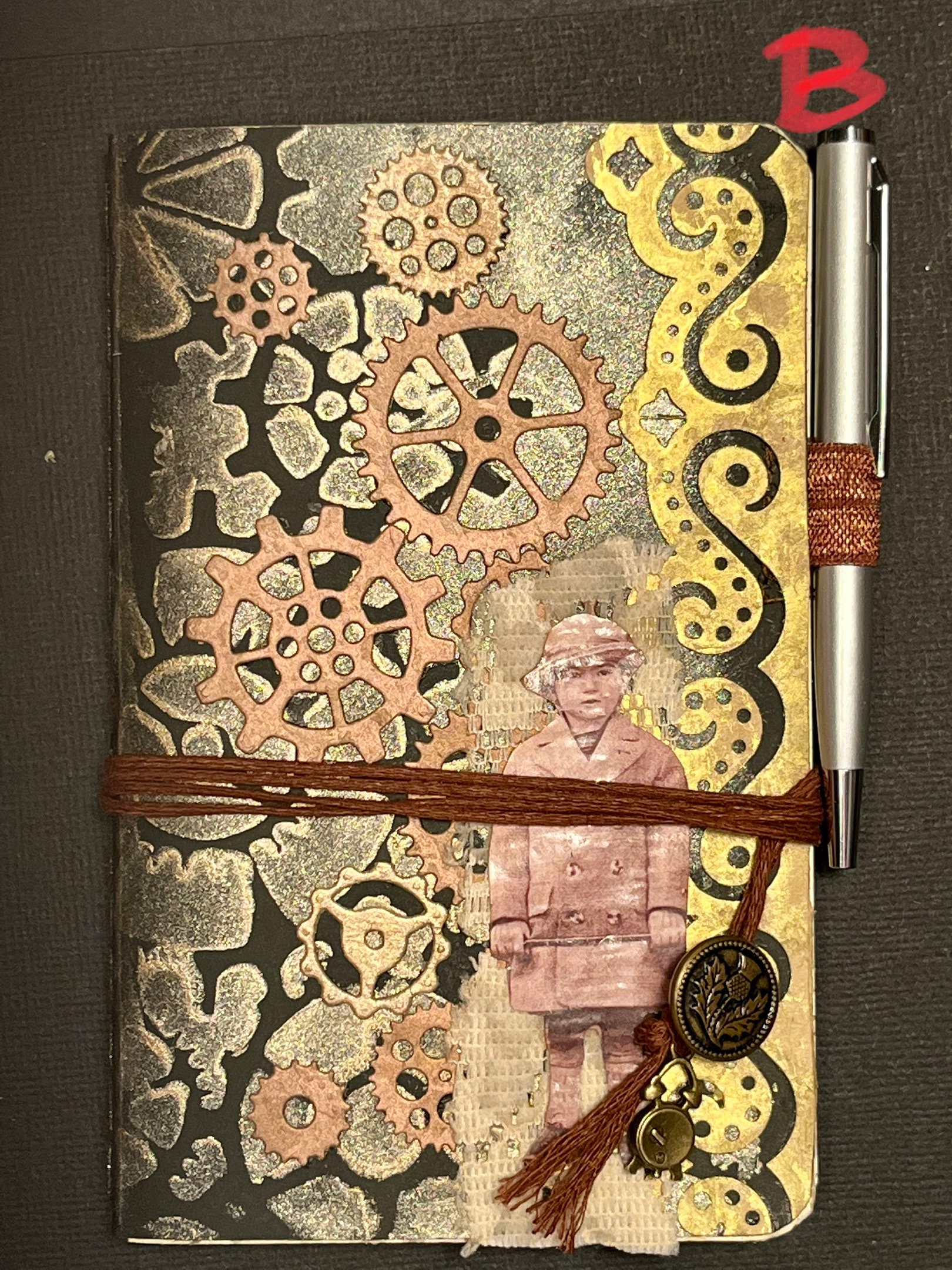 4 Mini Snippet Journal With Handmade Embellishments to Choose - Etsy