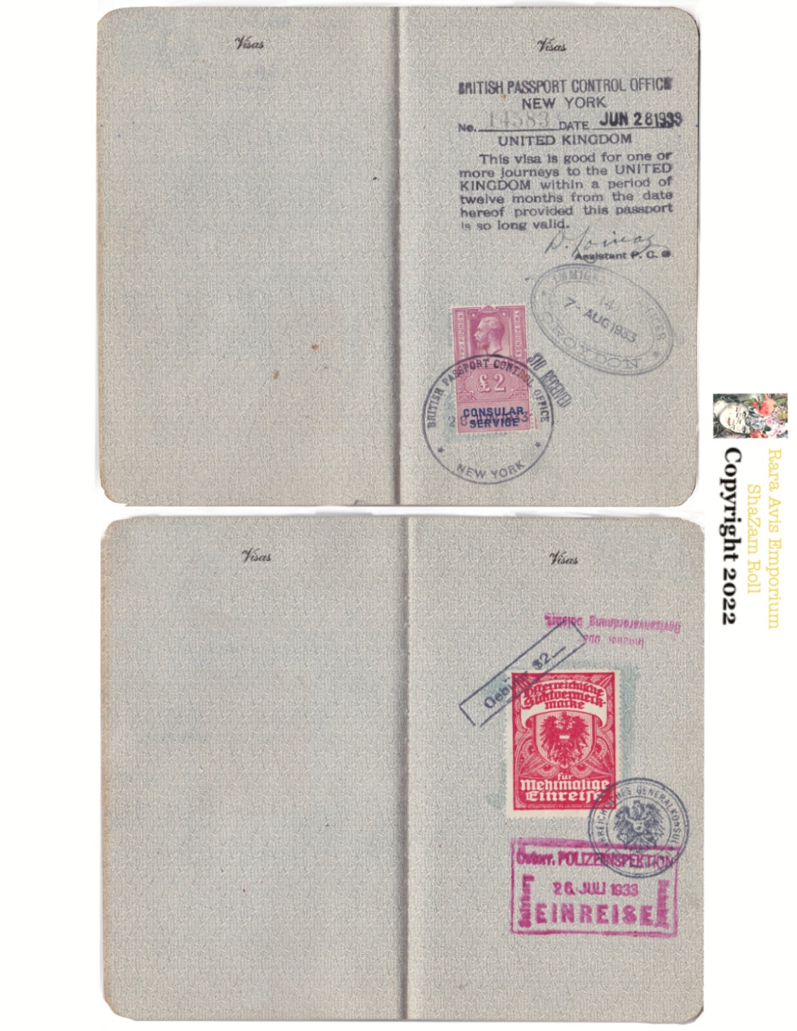 Time Travelers Passport Digital Downloadable - Etsy