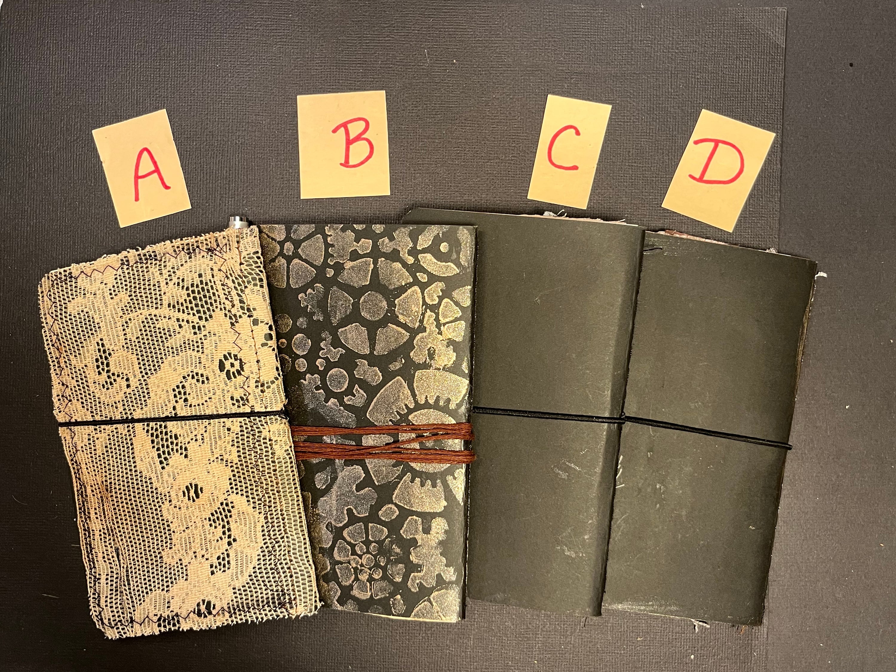 4 Mini Snippet Journal With Handmade Embellishments to Choose - Etsy