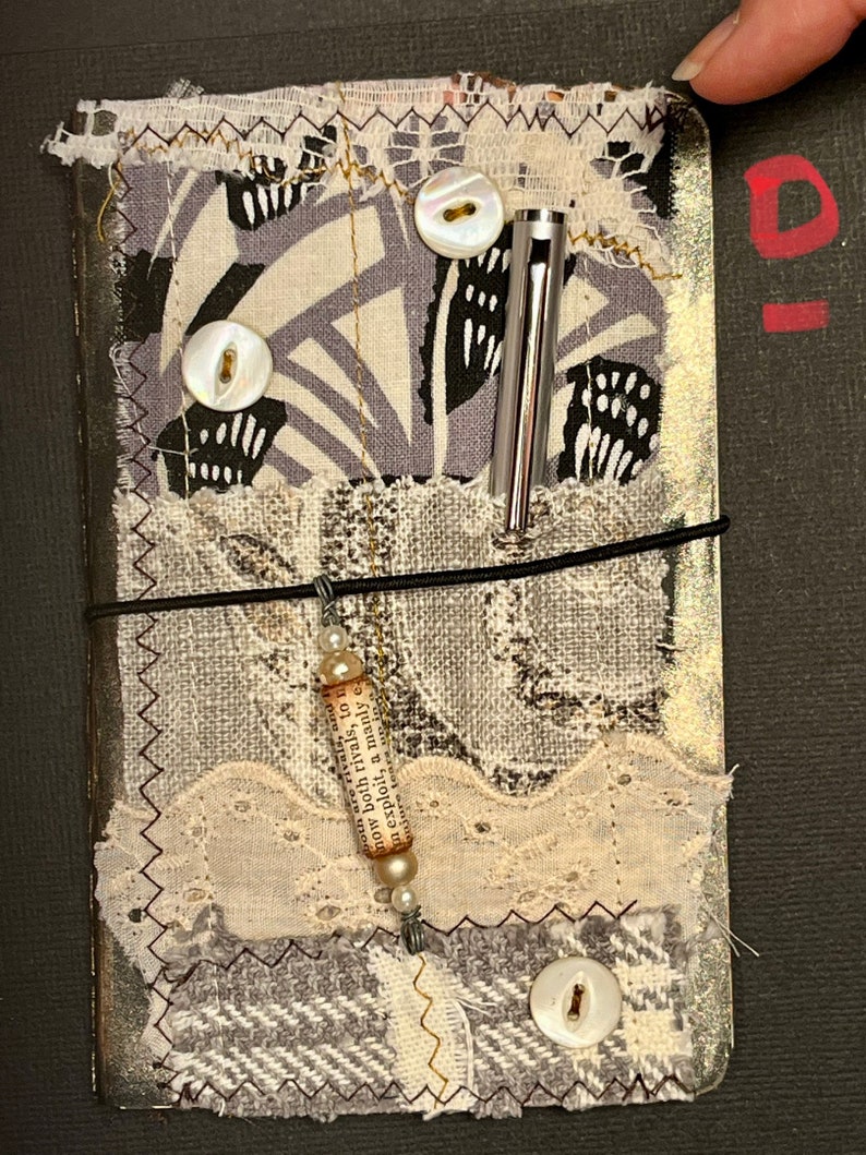 4 Mini Snippet Journal With Handmade Embellishments to Choose - Etsy