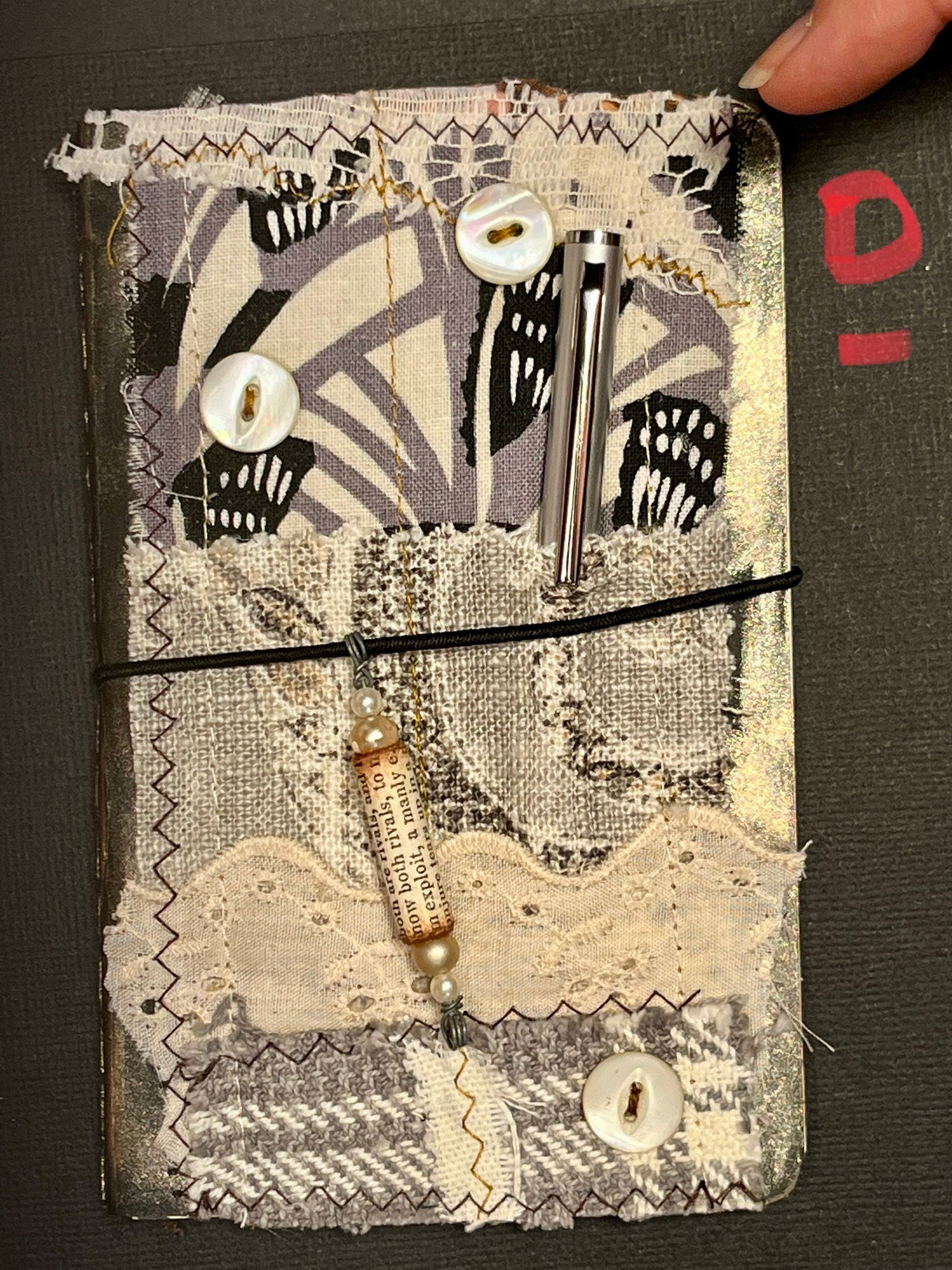 4 Mini Snippet Journal With Handmade Embellishments to Choose - Etsy