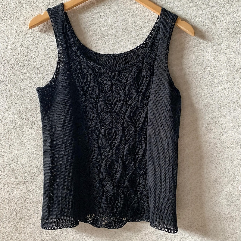 Hand Knit Tank Top - Etsy