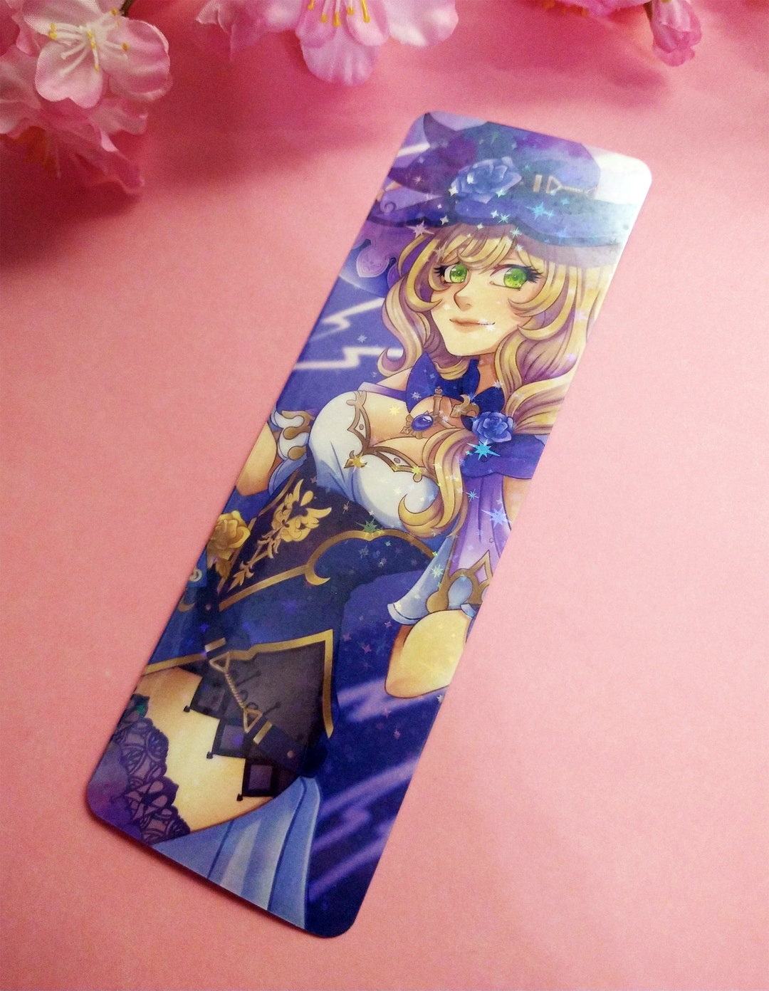 Lisa Genshin Impact Semi-holographic Bookmark - Etsy