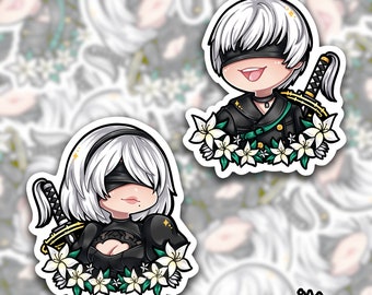 2B Nier: Automata Holographic Sticker - Etsy