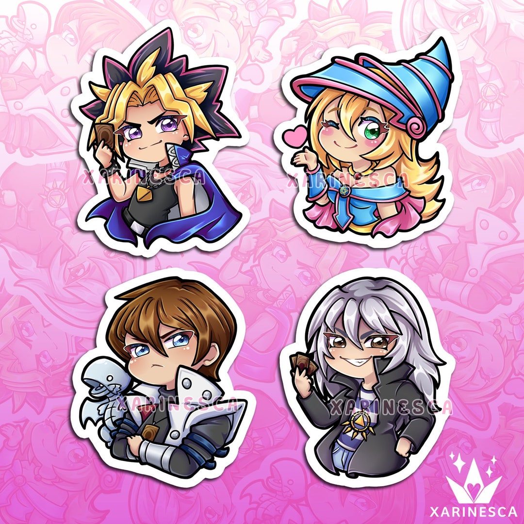 YGO Vinyl Weatherproof Stickers / Yugi / Atem / Dark Magician Girl ...