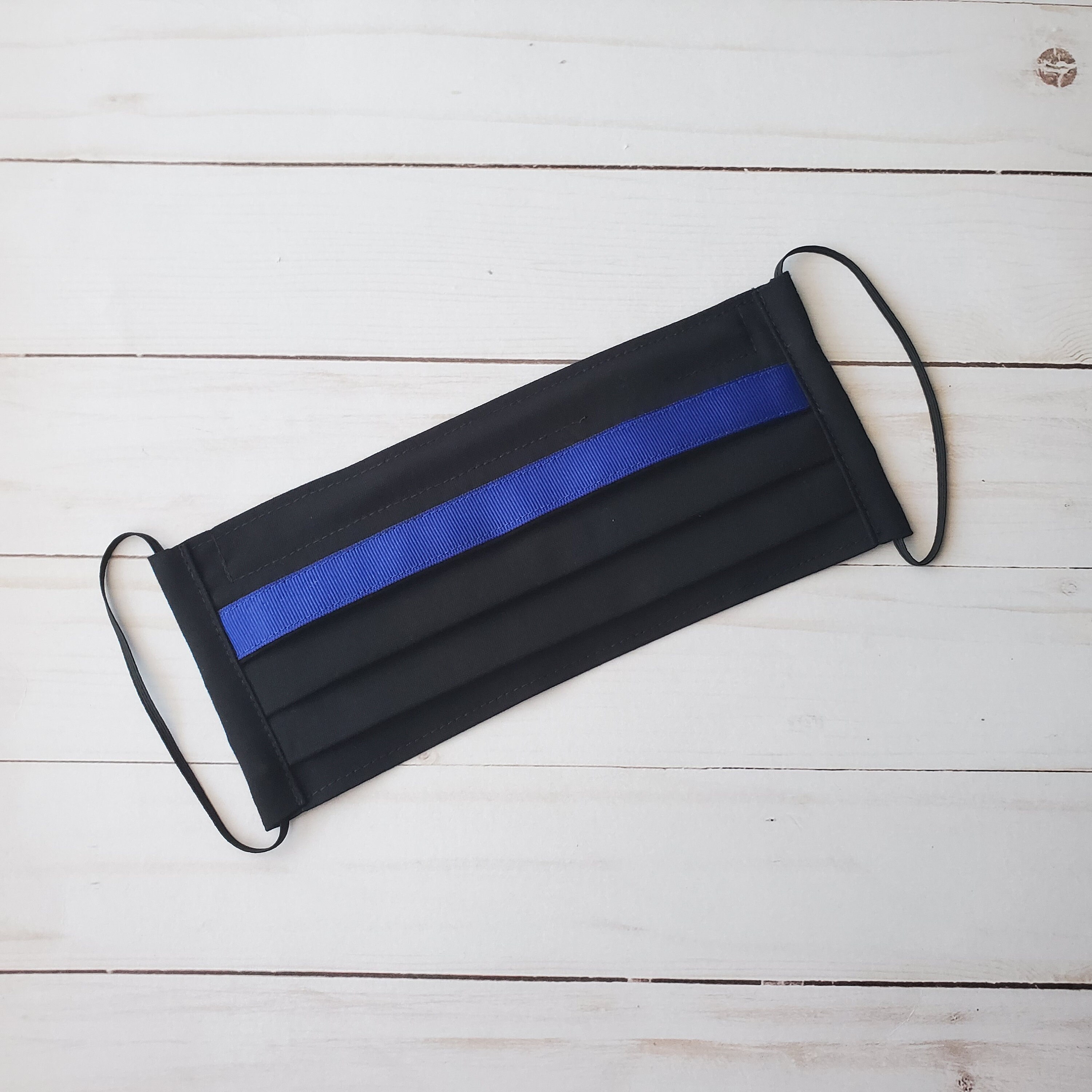 Thin Blue Line Face Mask Black Face Mask Washable Filter Pocket ...