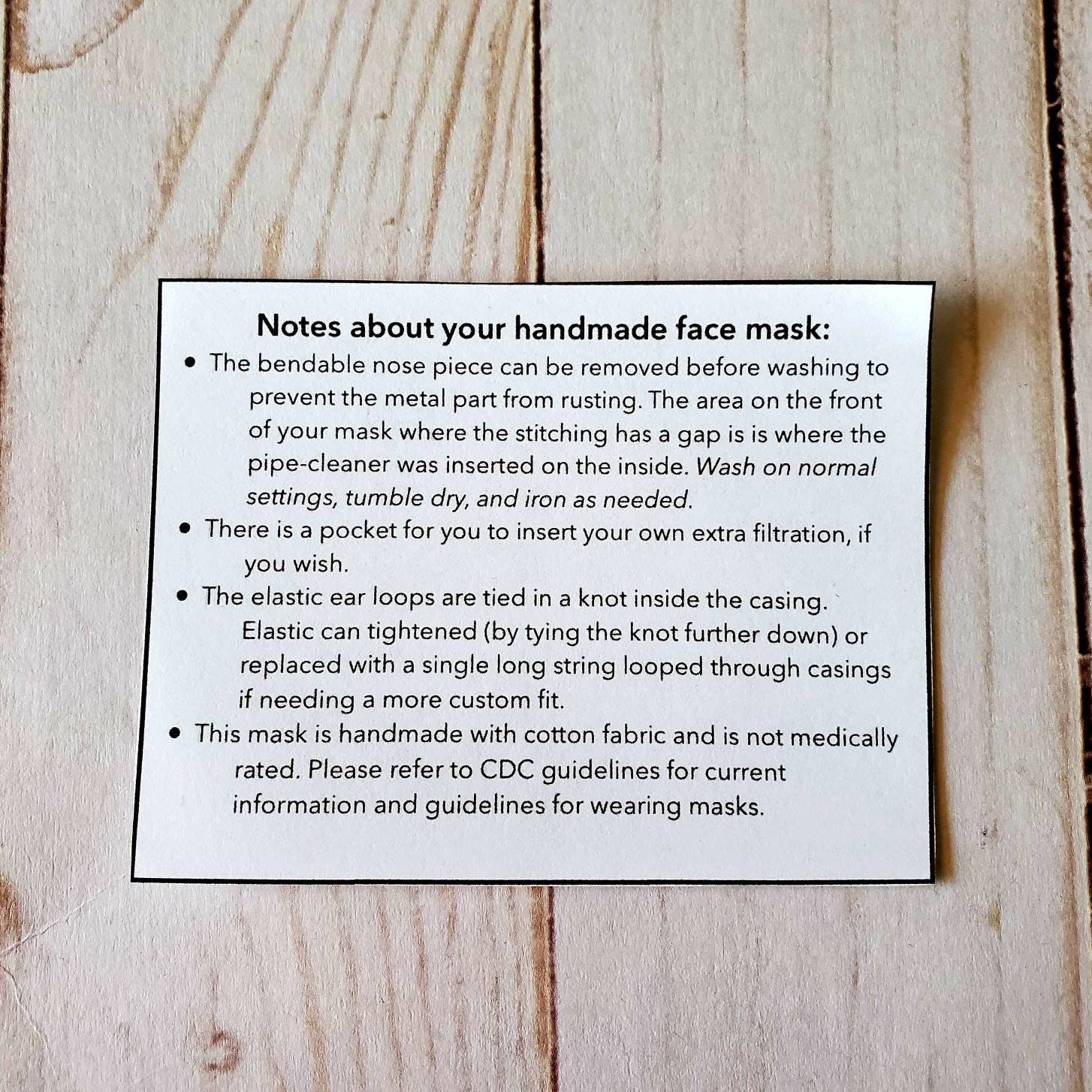 Thin Blue Line Face Mask Black Face Mask Washable Filter Pocket ...