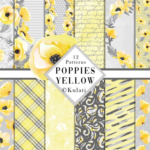 Watercolor Floral Digital Paper Seamless Floral Pattern - Etsy