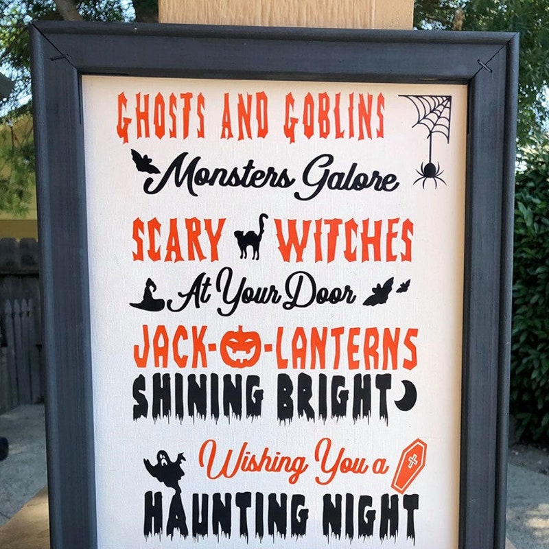 Reverse Canvas Sign - Etsy