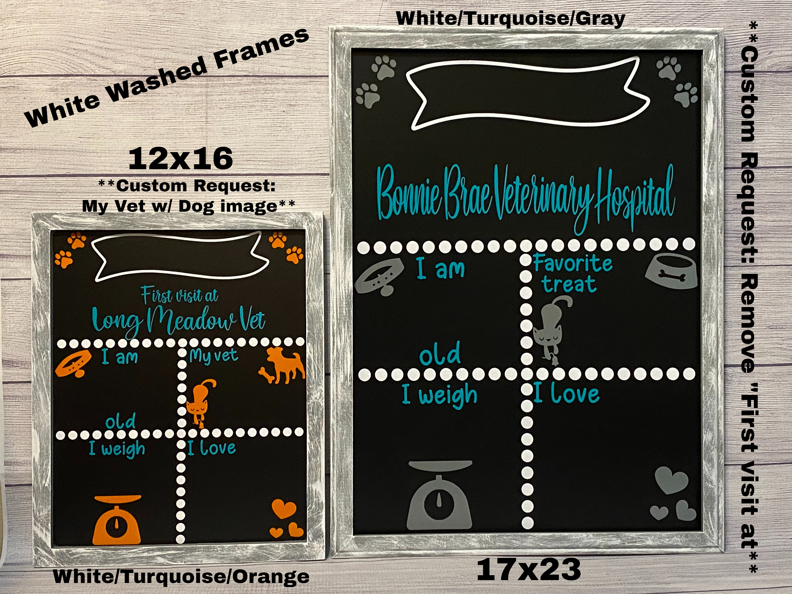 Veterinary First Visit Chalkboard Vet Visit Chalkboard - Etsy Canada