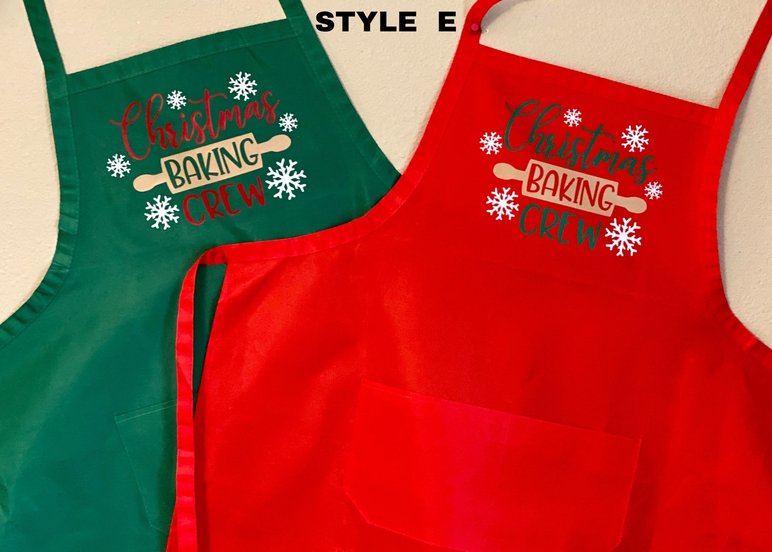 Christmas Apron Christmas Baking Team Personalized Apron - Etsy