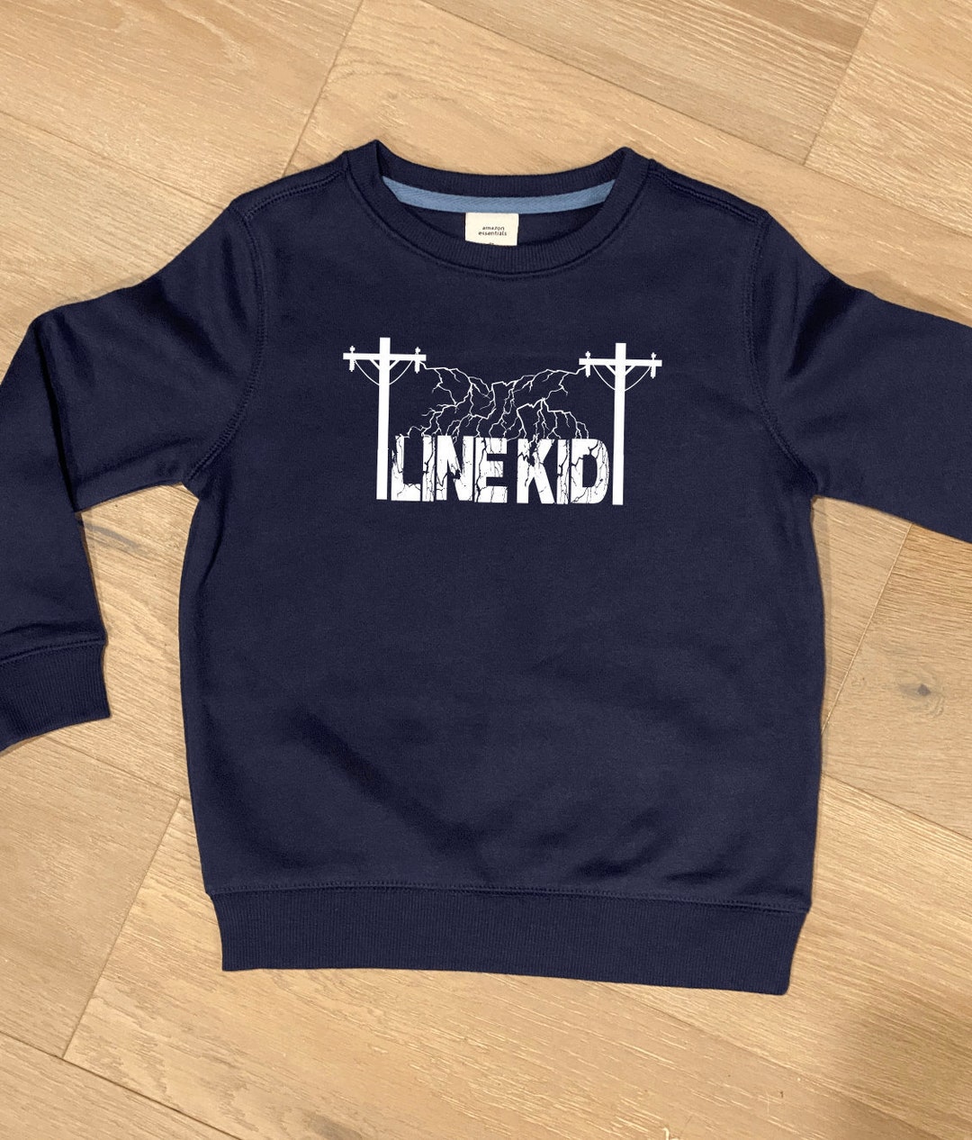 Line Kid Hoodie-lineman Child Hoodie-line Kid Sweatshirt-linemans Girl ...