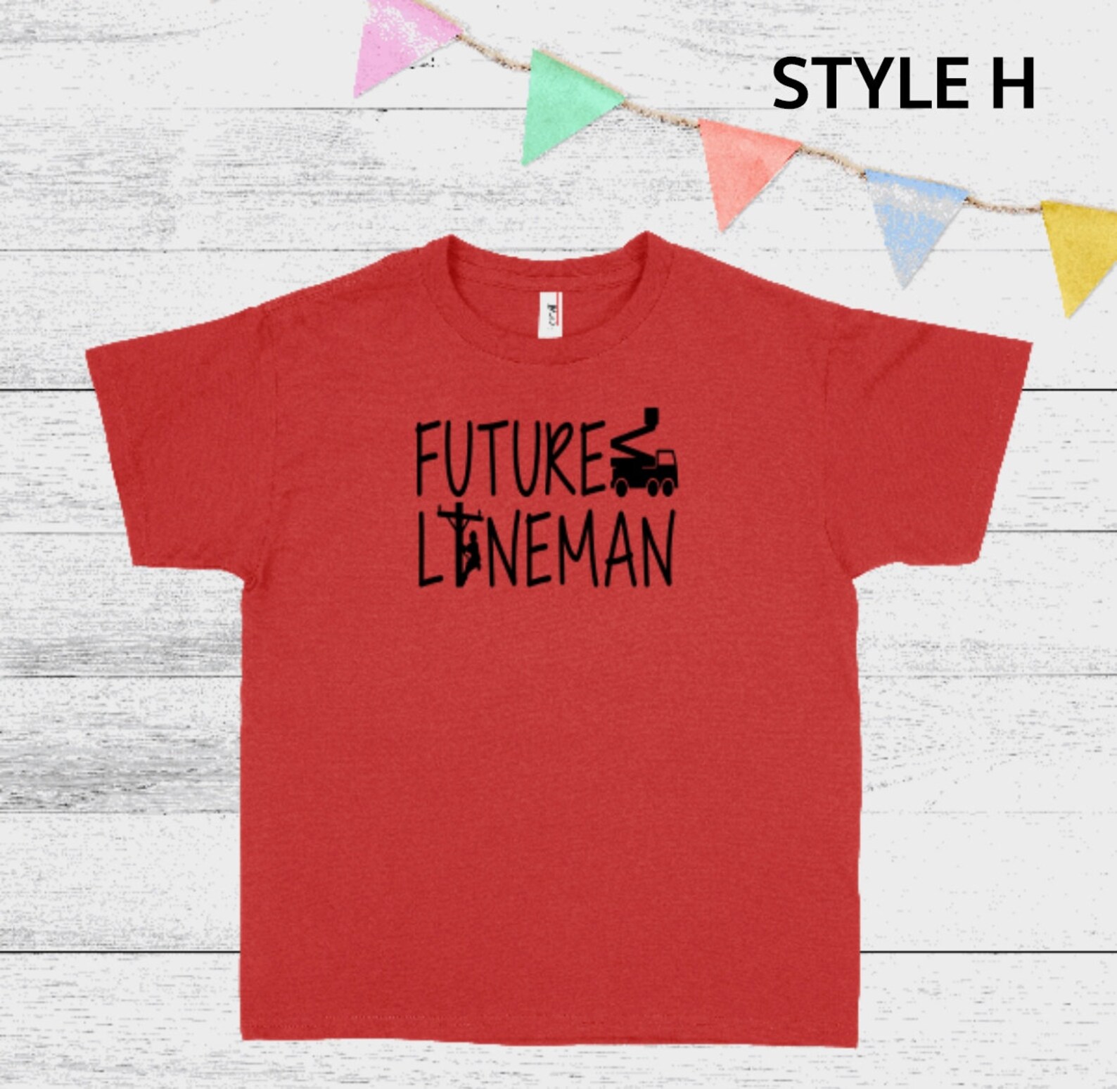 TODDLER & YOUTH Line Kid Shirt Lineman Child Shirt - Etsy