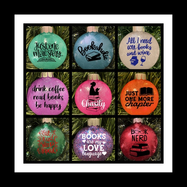 Book Ornament - Etsy