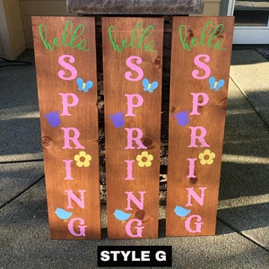 Easter Sign - Spring Sign - Holiday Sign - Flower Sign - Summer Sign ...