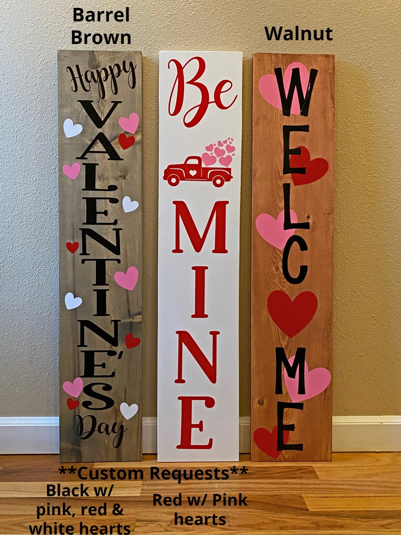 Reversible Sign Double Sided Christmas Sign Valentine's Day St. Patrick ...