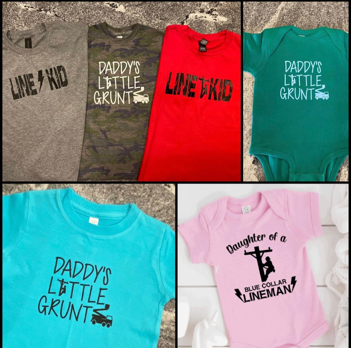 TODDLER & YOUTH Line Kid Shirt - Lineman Child Shirt - Linemans Girl ...
