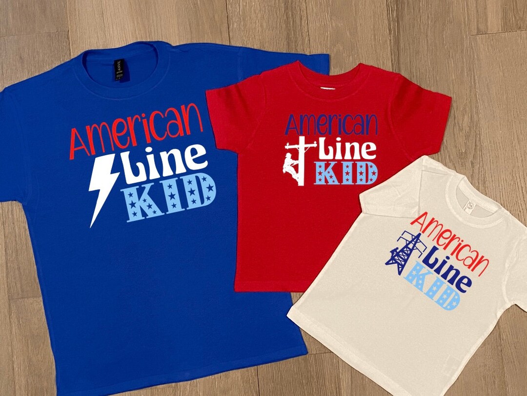 INFANT TODDLER & YOUTH Line Kid Shirt - American Line Kid - Linemans ...