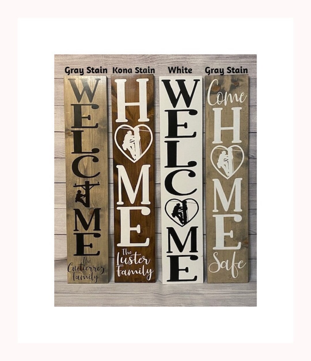 Lineman Sign - Come Home Safe Wood Lineman Sign - Lineman's Home ...