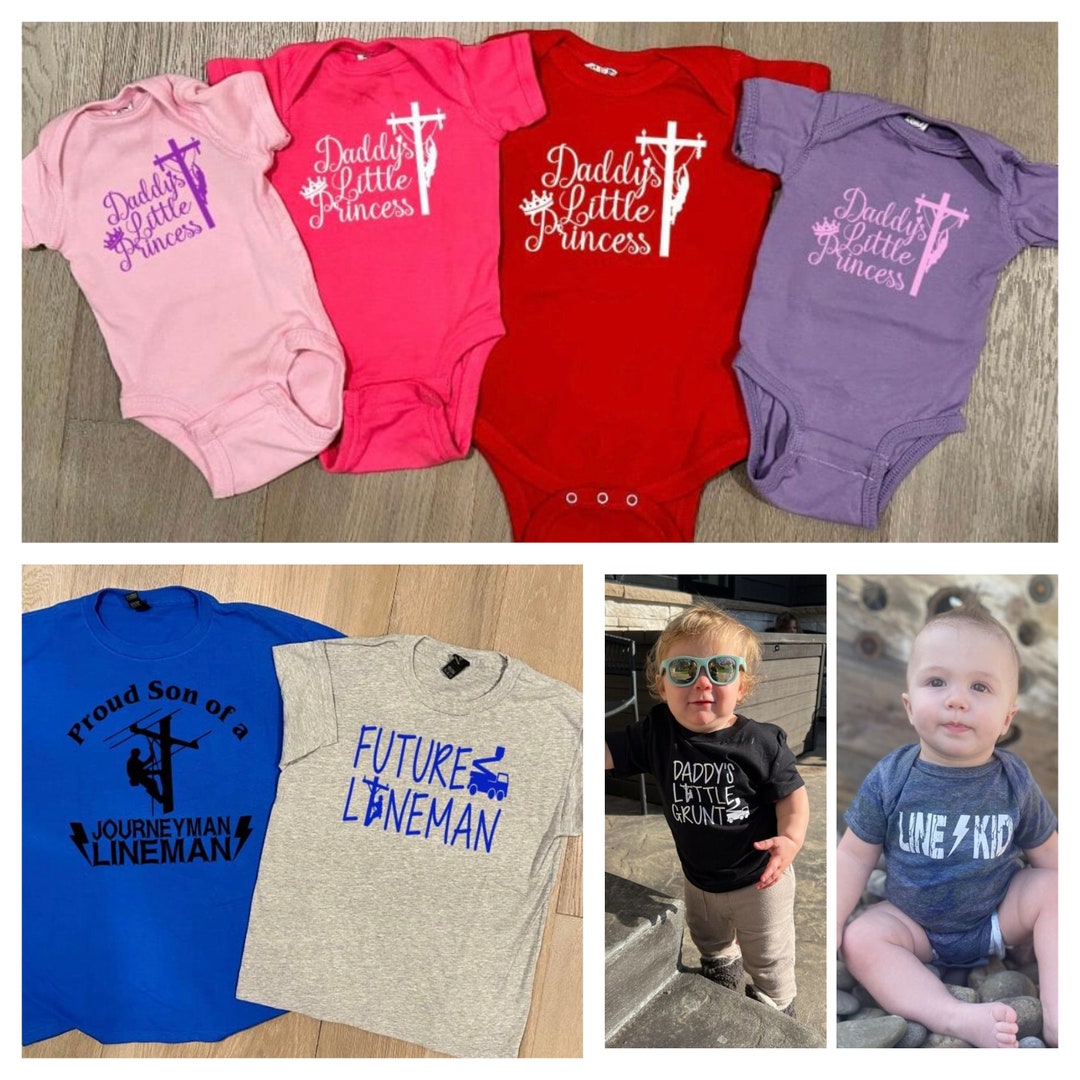 TODDLER & YOUTH Line Kid Shirt - Lineman Child Shirt - Linemans Girl ...